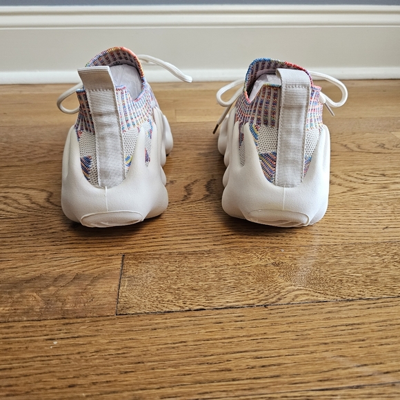 Liliana | Shoes | Liliana Lori Cream Multi Knit Sneaker | Poshmark